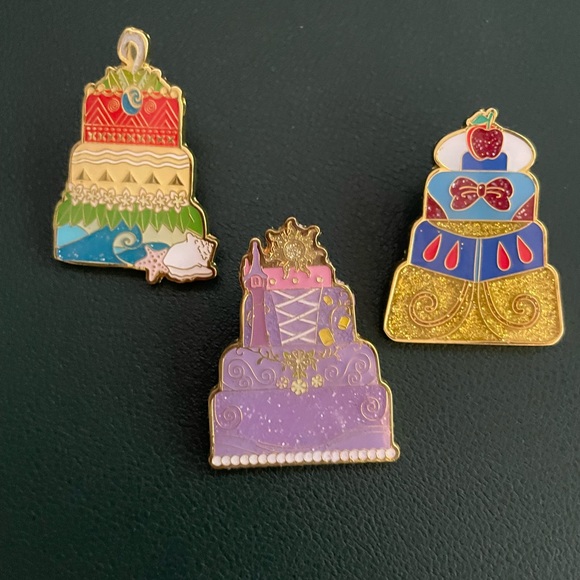 Loungefly | Accessories | Loungefly Disney Princess Cake Pins Moana ...